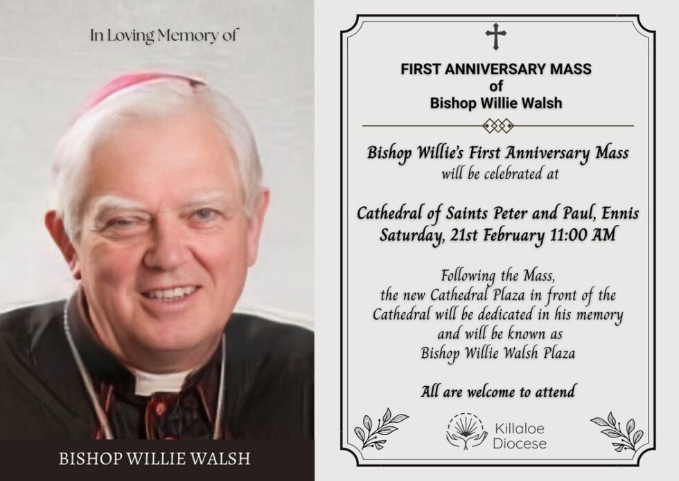 Homily of Bishop Fintan Monahan for first anniversary Mass for Bishop ...